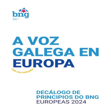 Programa BNG Elecciones Europeas para el 9J | PDF