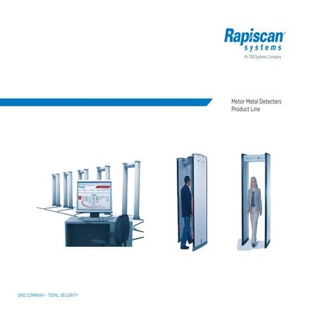 24 brochure rapiscan metor metal detectors-a4 | PDF