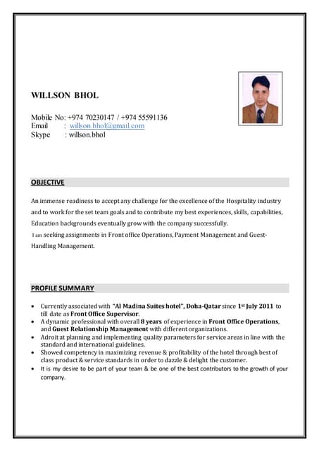 RESUME YOGENDRA. | PDF