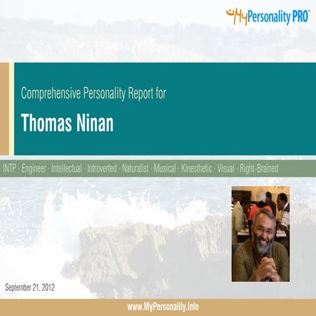 Thomas Ninan personality report | PDF