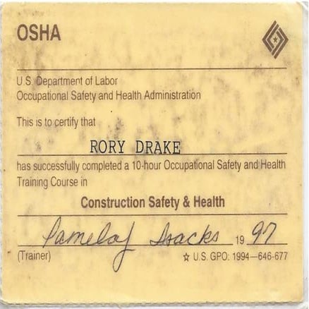 OSHA Card | PPT