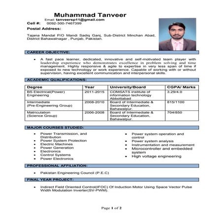 muhammad_tanveer | PDF | Technology & Computing
