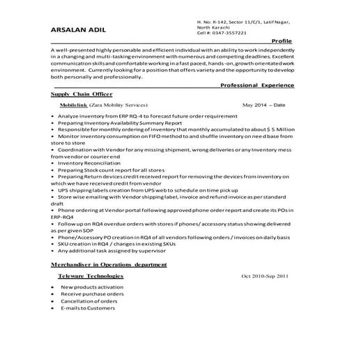Arsalan Adil-C.V | DOCX