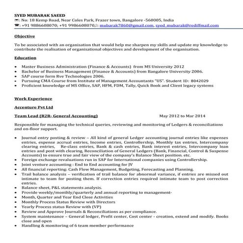 Syed_Mubarak CV | DOC