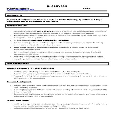 Mukesh Chawla Resume | DOC