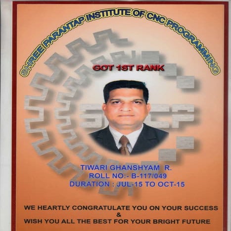 First Rank Certificate | PDF