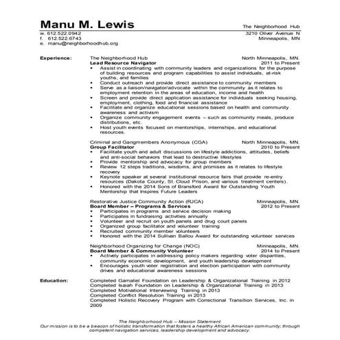 Ricky Harrell's Resume | DOCX