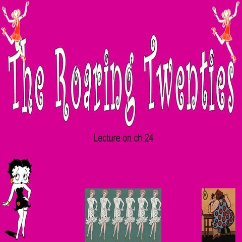 lecture 24 roaring 20s | PPT