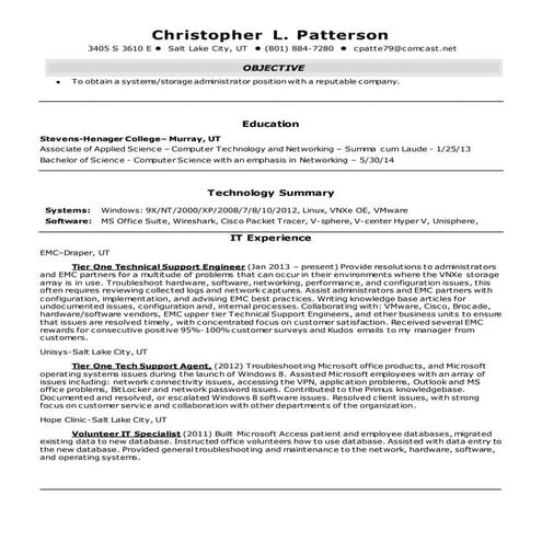Chris-Resume-technical | PDF