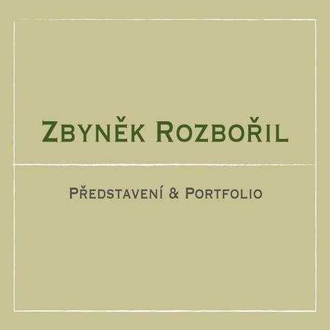 Zbyněk Rozboril - portfolio | PDF