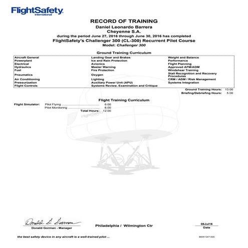 RECORD TRAINING | PDF