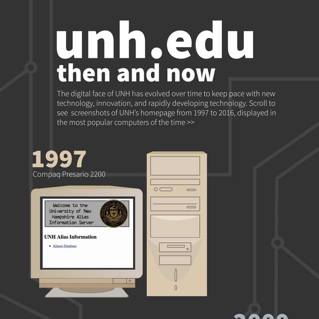 UNH Web Time Machine | PDF