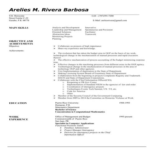 Resume / Elvis Perez | PDF
