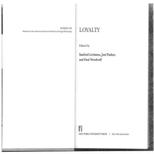 The Case for Party Loyalty | PDF