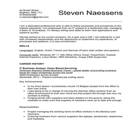 CVInglesedade_Europeo | PDF