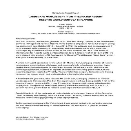 Horticulturist Project Report | PDF