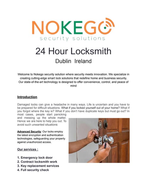 HIGH SECURITY LOCK | DOCX | Home Security | Home & Garden