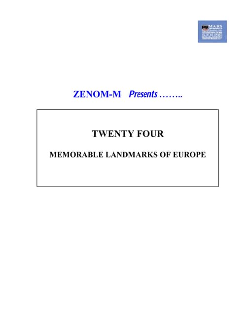 Famous landmarks of europe final | PPT