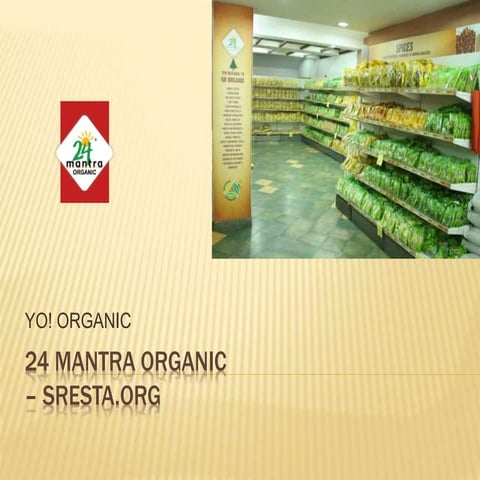 CONVERSION OF CONSUMERS TO ORGANIC FOOD IN GENERAL TRADE | PPTX