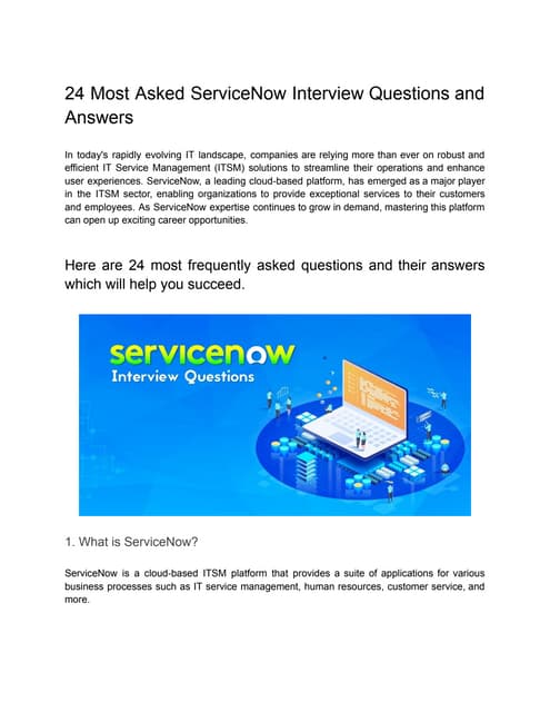 ServiceNow - Introduction.pptx | Cloud Computing | Internet