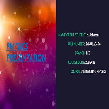 24nu1a0454 physics ppt.pptx for btech students | PPTX