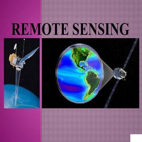 24_Remote Sensing knowledge and review... | PPTX