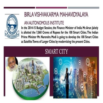 PPT on SMART city | PPTX