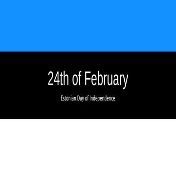 24th of February | PPT