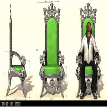 24 throne dimension | PPT