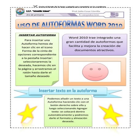 Guia para identificar los botones de microsoft word. | DOCX