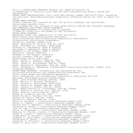 ROGEN NEWS NETWORK | PDF