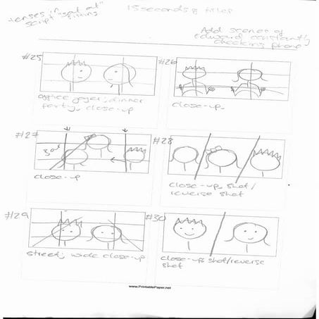 Storyboard - frames 25-30 | PDF