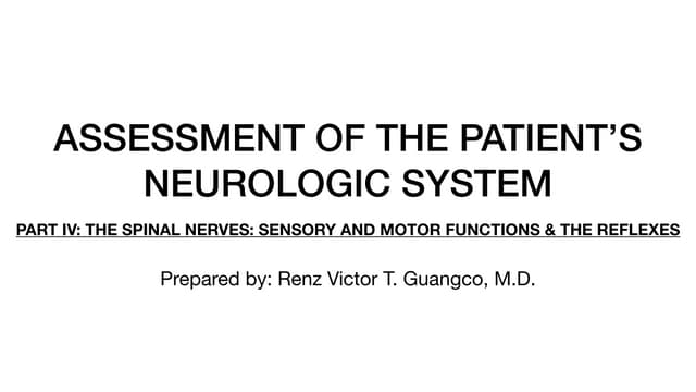 Part 5 examination of reflex | PPTX