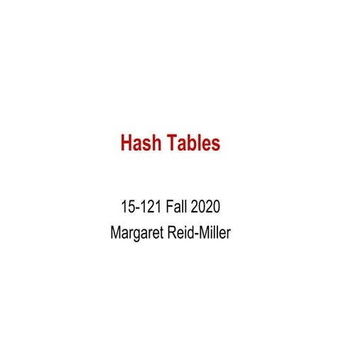 Hash Tables For Data Structures And Algorithm Ppt 9042