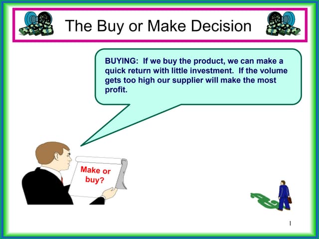 Make or buy decision | PPT