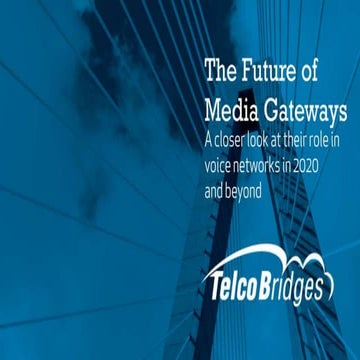 The Future of Media Gateways | PPT