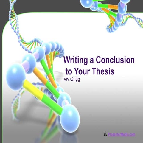 TUL 670-8 Writing a Thesis Conclusion | PPTX