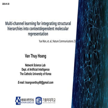 250120_Thuy_Labseminar[Multi-channel learning for integrating structural hierarchies into ...