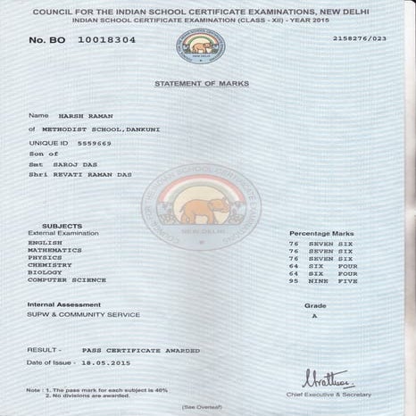 12th marks (1) | PDF
