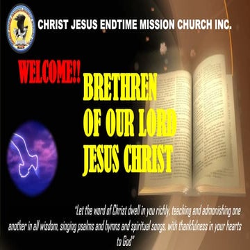 250316-BRO-MON-LINE-UP.pptxLine up line up church | PPTX