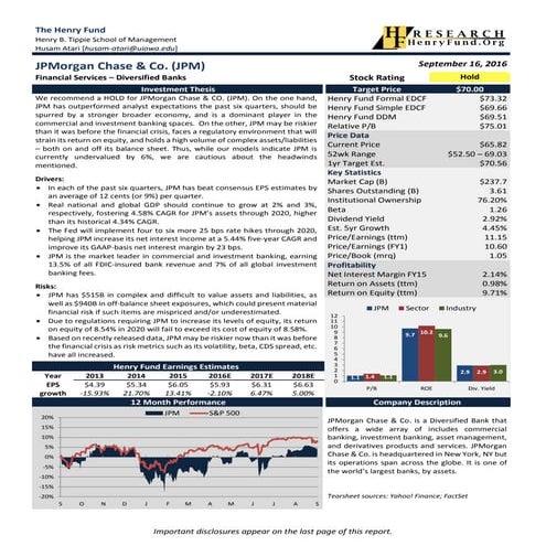 JPM 2016 equity research | PDF