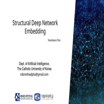 250526_YH_Labseminar[Structural Deep Network Embedding].pptx