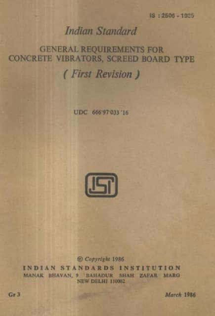 Is 4190.1984 lifting eye bolts | PDF