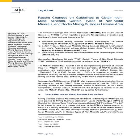 Recent Changes on Guidelines for Mining Business License Area.pdf ...