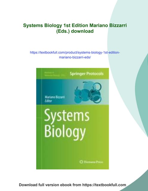 System's Biology | PPTX