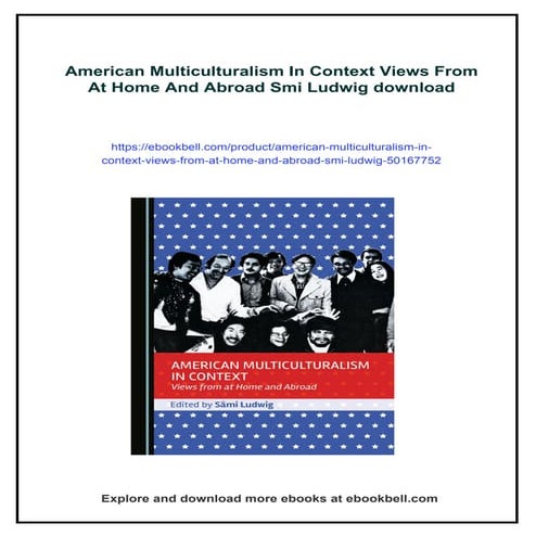 American Multiculturalism In Context Views From At Home And Abroad Smi Ludwig | PDF