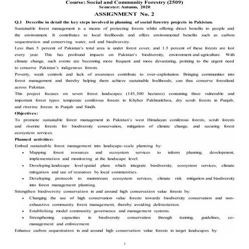 Forestry extension | PPTX