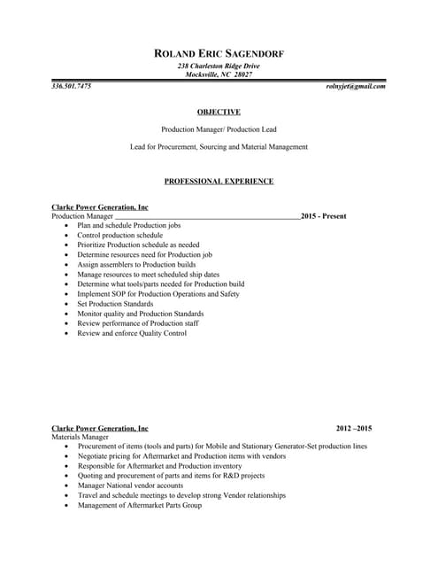 Mr.Lacy Resume 2 | PDF