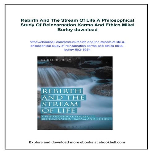 Rebirth And The Stream Of Life A Philosophical Study Of Reincarnation ...