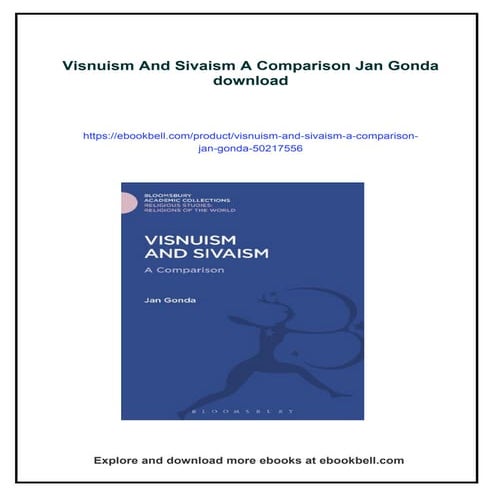 Visnuism And Sivaism A Comparison Jan Gonda | PDF
